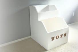Simple Toys Storage for Kids Bedroom - TheDIYPlan