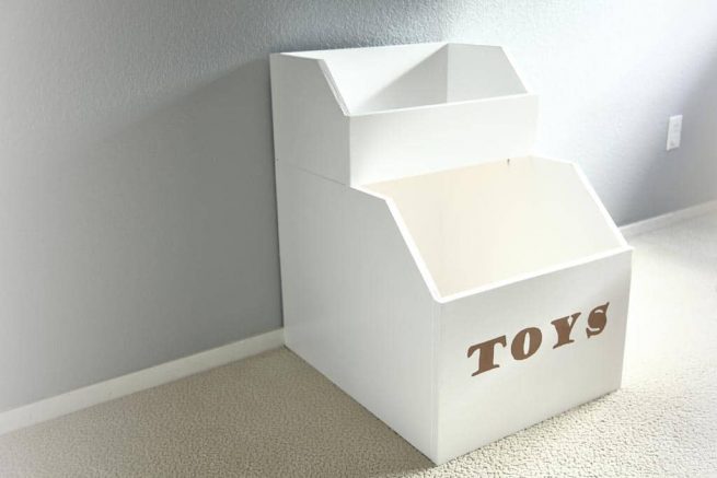 How to Build a Toys' Storage Box for Kids - TheDIYPlan