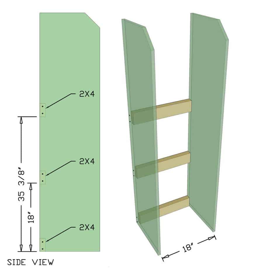 DIY Closet Organizer with Drawers and Shelves - TheDIYPlan
