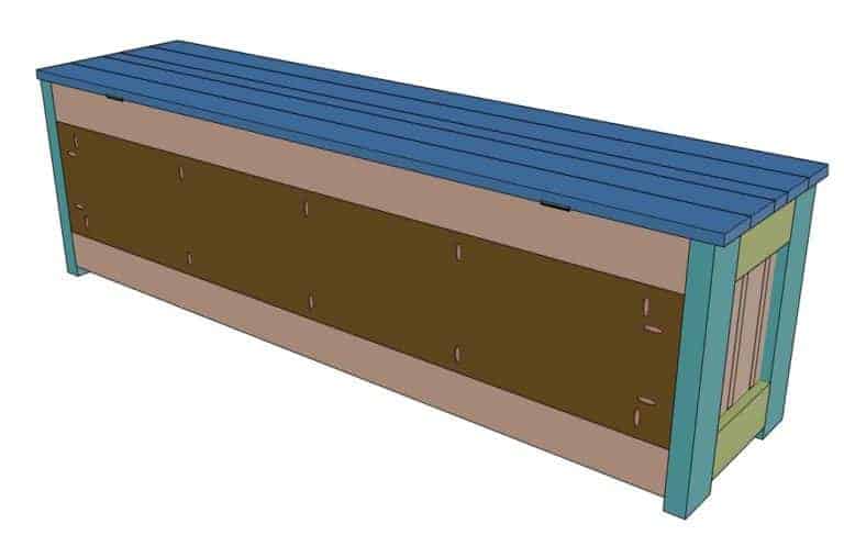 How to Build a DIY Corner Storage Bench - TheDIYPlan