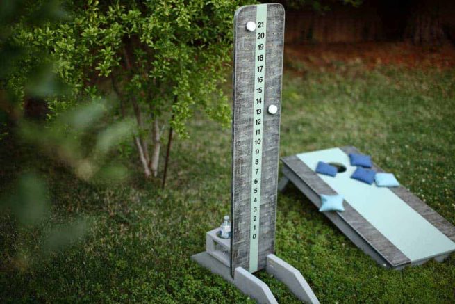 How to build a DIY Cornhole Scoreboard - TheDIYPlan
