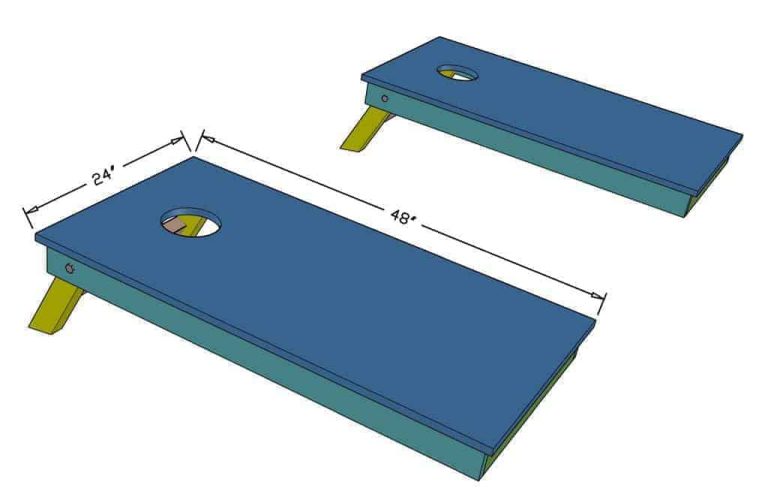 How to Build a Set of DIY Cornhole Boards - TheDIYPlan