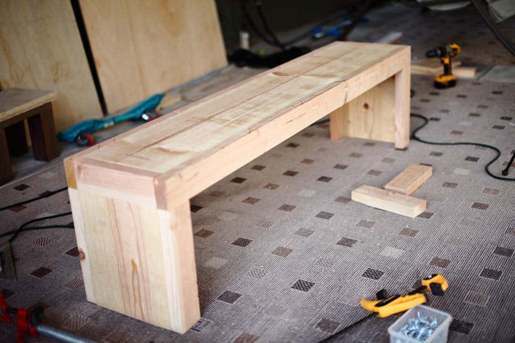 How to Build a DIY Bench with Storage - TheDIYPlan
