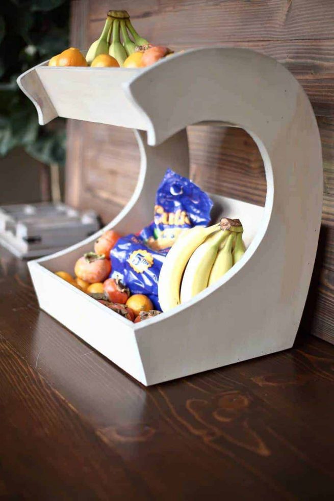 DIY Countertop Fruit Storage Container - TheDIYPlan