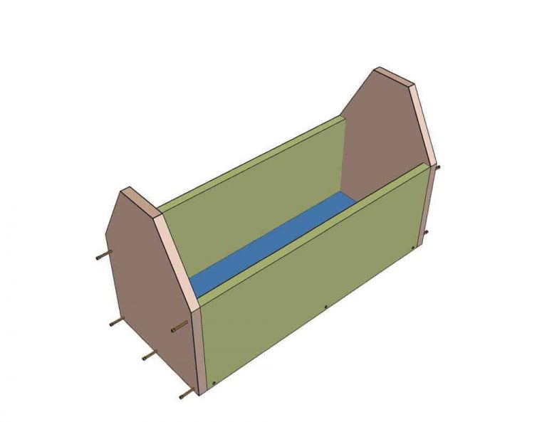 How to Build A DIY Wooden Tool Box - TheDIYPlan