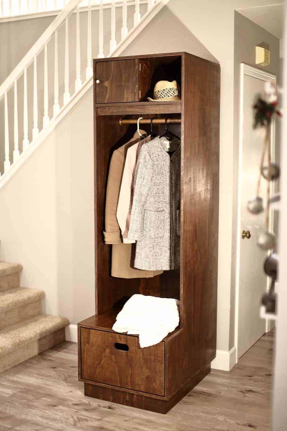 How To Build A DIY Entryway Locker With Storage TheDIYPlan