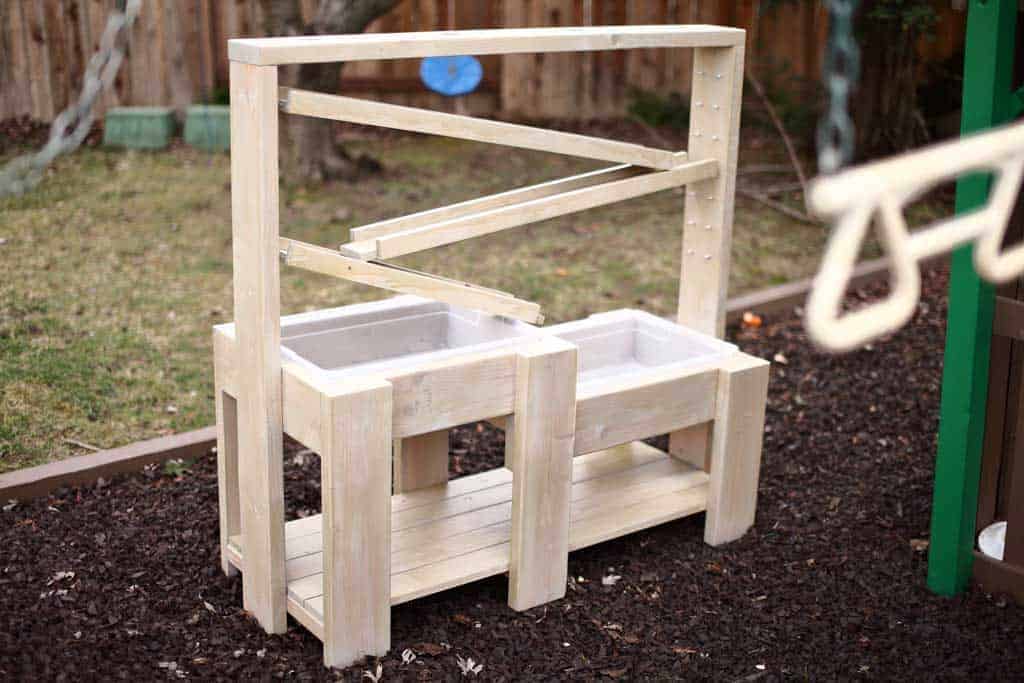 How to Build a DIY Sensory Table with Water Ramps - TheDIYPlan