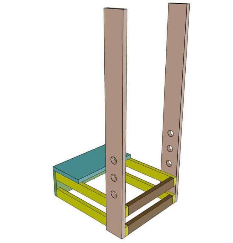 How to Build a DIY Toddler Step Stool with Guard Rail - TheDIYPlan