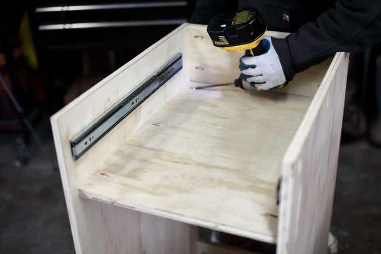 How to Build a DIY Mobile Tool Cart with Pegboard - TheDIYPlan