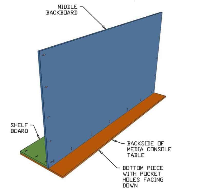 How to Build a DIY Farmhouse Media Console with a TV Lift - TheDIYPlan