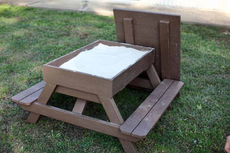 How to Build a DIY Sandbox Table for Kids - TheDIYPlan