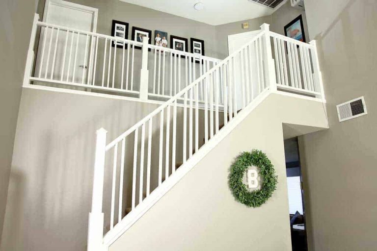 How to Build and Install a Custom DIY Stair Railing - TheDIYPlan