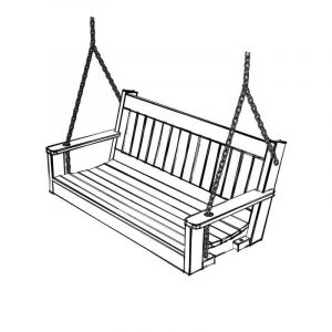 How to Build a DIY Outdoor Swing Bench - TheDIYPlan