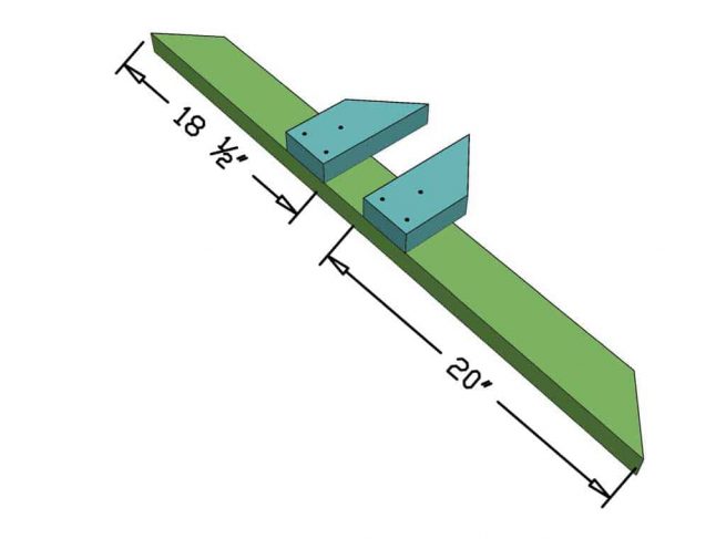 How to Build a DIY Wooden Ladder Toss Game - TheDIYPlan