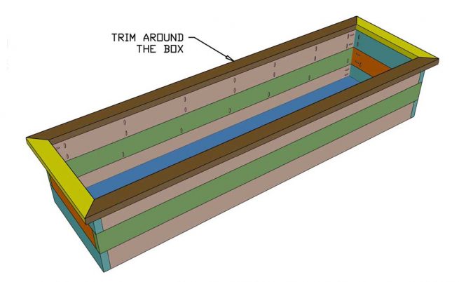 How to Build a DIY Planter Box on Wheels - TheDIYPlan