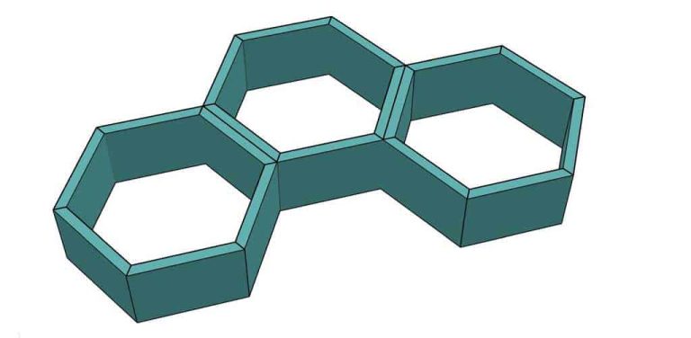 How to Build a DIY Honeycomb Wall Shelf for Kids - TheDIYPlan