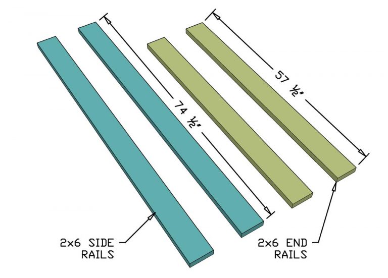 How to Build a DIY Full Size Loft Bed - TheDIYPlan