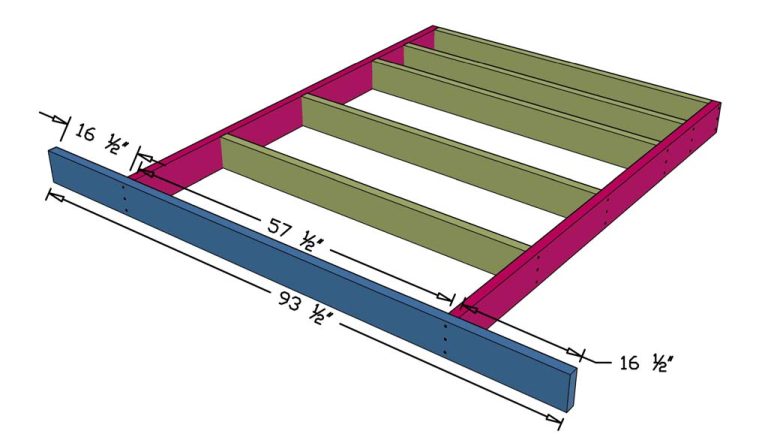 How to Build a DIY Floating Bed for a Queen Size Mattress - TheDIYPlan