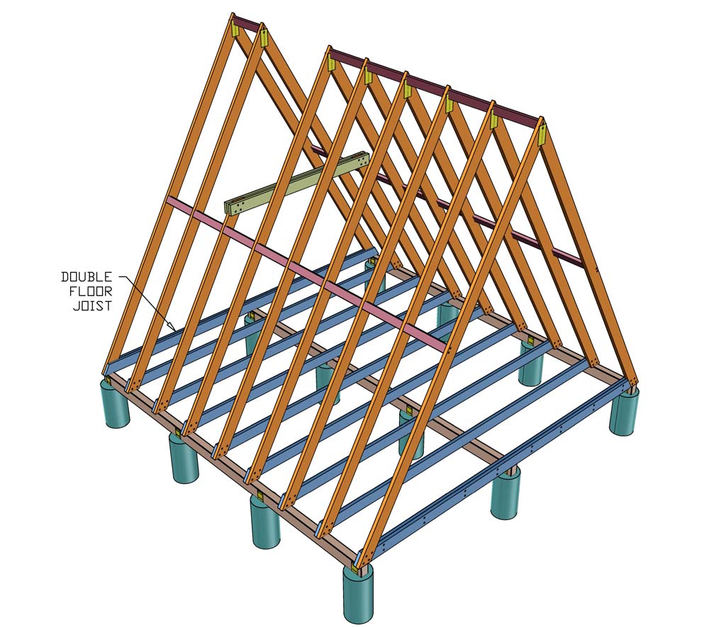 A Frame House PDF TheDIYPlan