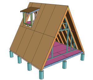 A-Frame House PDF - TheDIYPlan