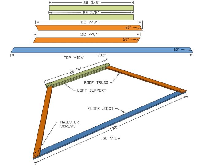 How to Build an A-Frame House (Tiny House, Cabin) - TheDIYPlan