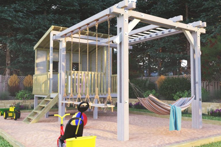 How to Build a DIY Playhouse for Kids - TheDIYPlan