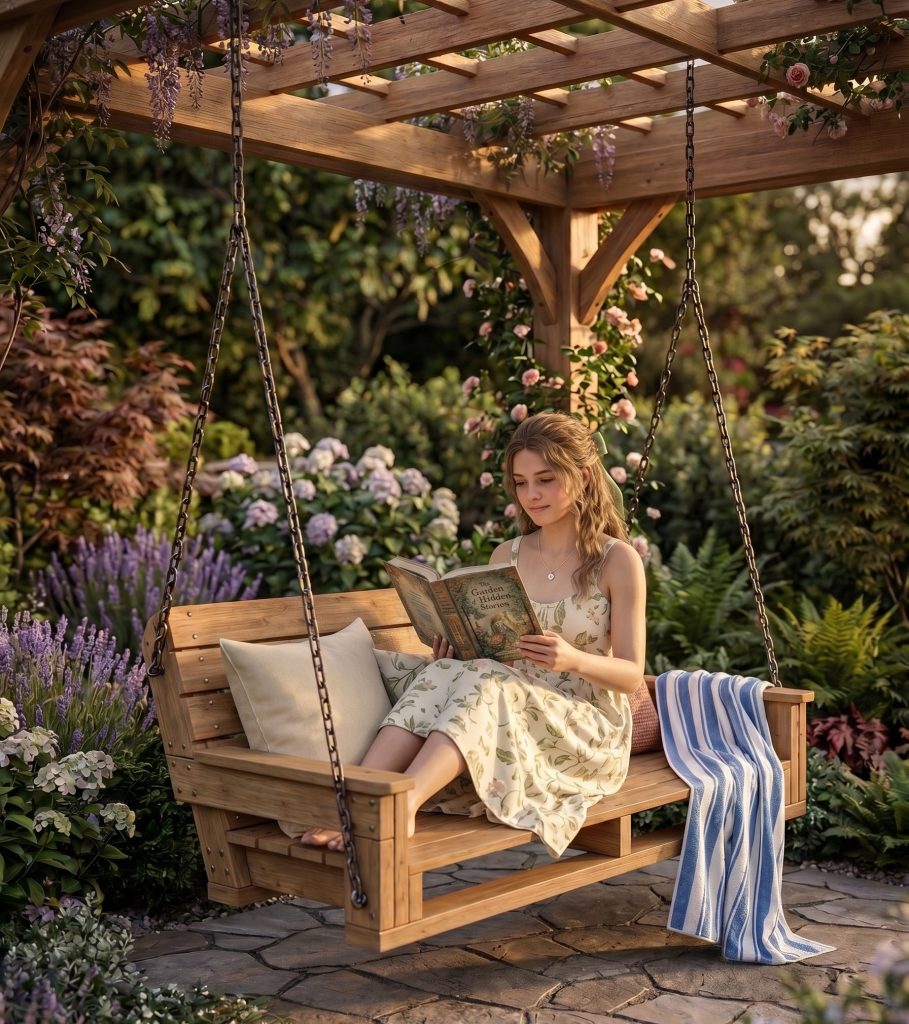 DIY Swing Bench for Pergola – Step-by-Step Guide - TheDIYPlan
